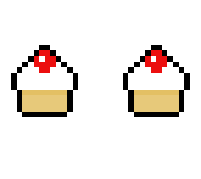 Minecraft Cupcake Pixel Art
