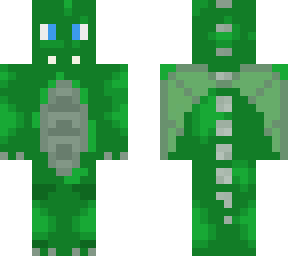 Friendly green dragon | Minecraft Skin