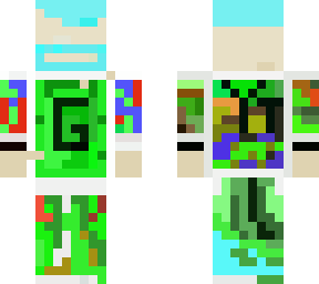 Gamer colorful nation | Minecraft Skin