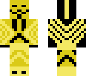 golden hacker | Minecraft Skin