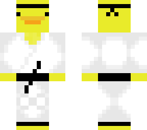 karate master duck | Minecraft Skin