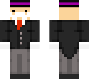 Monopoly man with more defined moustache | Minecraft Skin