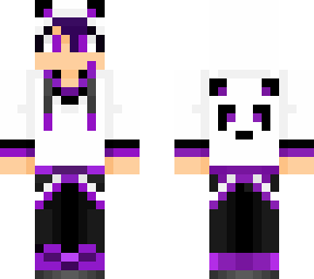 Purple Possessed Panda | Minecraft Skin