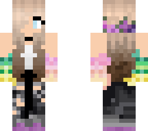 Rainbow Dj Girl Minecraft Skins