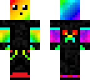 Rainbow slime skin | Minecraft Skin