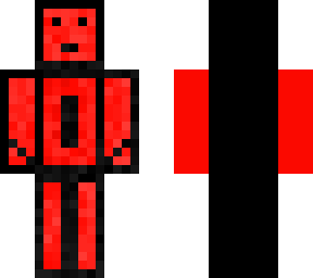Red and black minecraft skin | Minecraft Skin