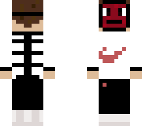 dibujo con mascara | Minecraft Skin