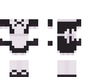 maid outfit (templete) | Minecraft Skin
