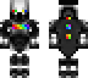 Rainbow robo | Minecraft Skin
