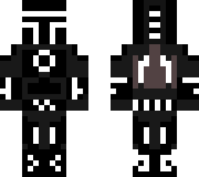 white mando | Minecraft Skin