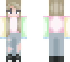 ~Retro 80s Girl~ | Minecraft Skin