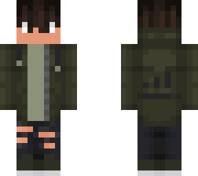dark green adidas jacket | Minecraft Skins