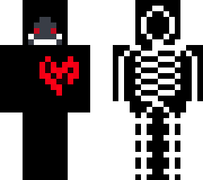 DARK HEART | Minecraft Skin
