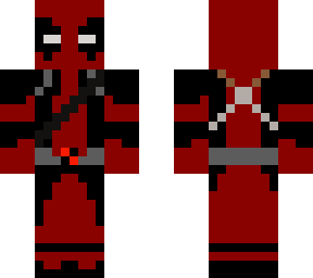 White Deadpool | Minecraft Skin