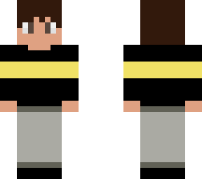 Hufflepuff Boy Sweater | Minecraft Skin