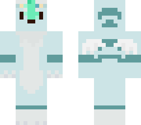 pastel blue wolf w/ wings | Minecraft Skin