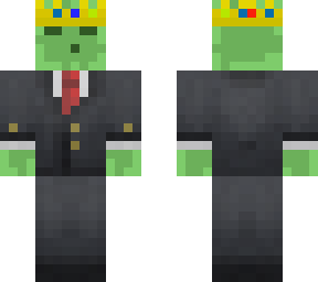 slime with crown | Minecraft Skins