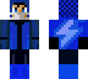 Blue Lightning | Minecraft Skin