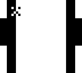 hitam putih | Minecraft Skin