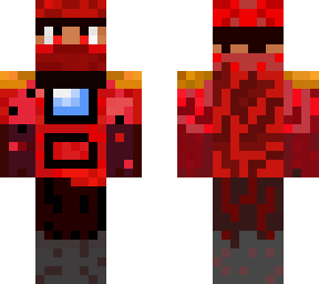 Red - X | Minecraft Skin