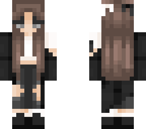 Black Aesthetic Jacket | Minecraft Skin