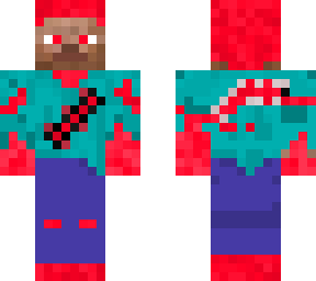blood steve | Minecraft Skin