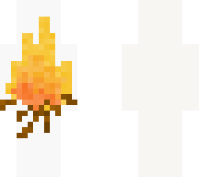 Campfire PIXEL ART! | Minecraft Skin