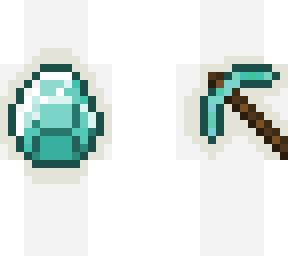 Diamond Pixel Art Contest Entry | Minecraft Skin