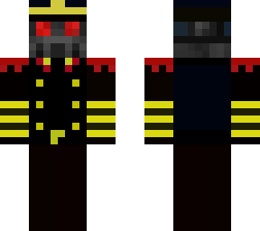Evil commander(gas mask by Jude18) | Minecraft Skin