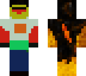 Fire robot | Minecraft Skin