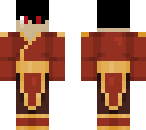 firebender w goul eye | Minecraft Skin