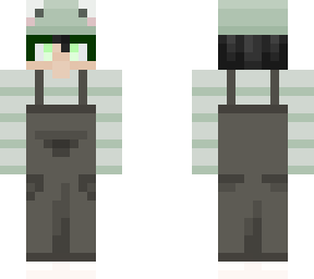Frog boy wearing overalls | Minecraft Skin