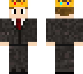 king in suit | Minecraft Skin