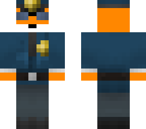 police fox | Minecraft Skin