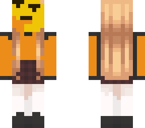 thinking girl | Minecraft Skin