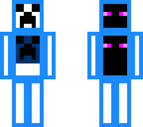 Creeper Azul Minecraft Skins