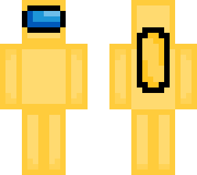 Yellow Crewmate | Minecraft Skin