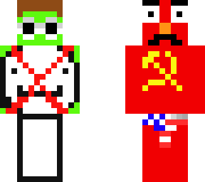 Dream not found with communist Elmo and Ricardo thong | Minecraft Skin