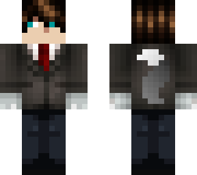 half bunny half man in a suit | Minecraft Skin