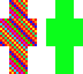 Rainbow block | Minecraft Skin