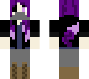 Shadow Wolf girl | Minecraft Skin