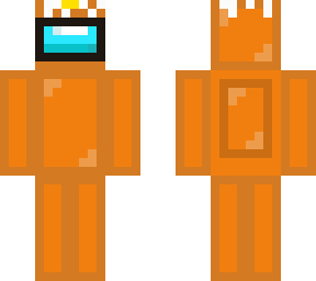 Among Us Orange Egghead | Minecraft Skin