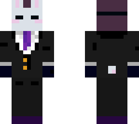 bunny mask suit very cool right itsmine | Minecraft Skin