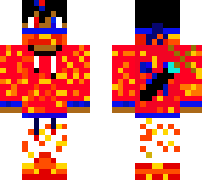 Flaming Minecraft Skins