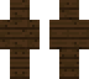 normal minecraft dark oak wood | Minecraft Skin
