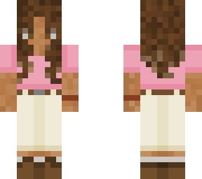 Pink Aesthetic Girl | Minecraft Skin