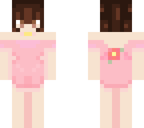 Pink dress | Minecraft Skin