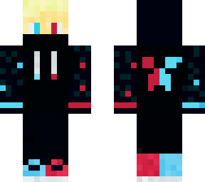 Red And Blue Nova Boy Minecraft Skins