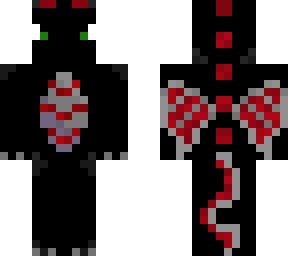 Red Ender Dragon | Minecraft Skin