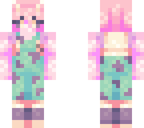 + Mina Ashido + | Minecraft Skin